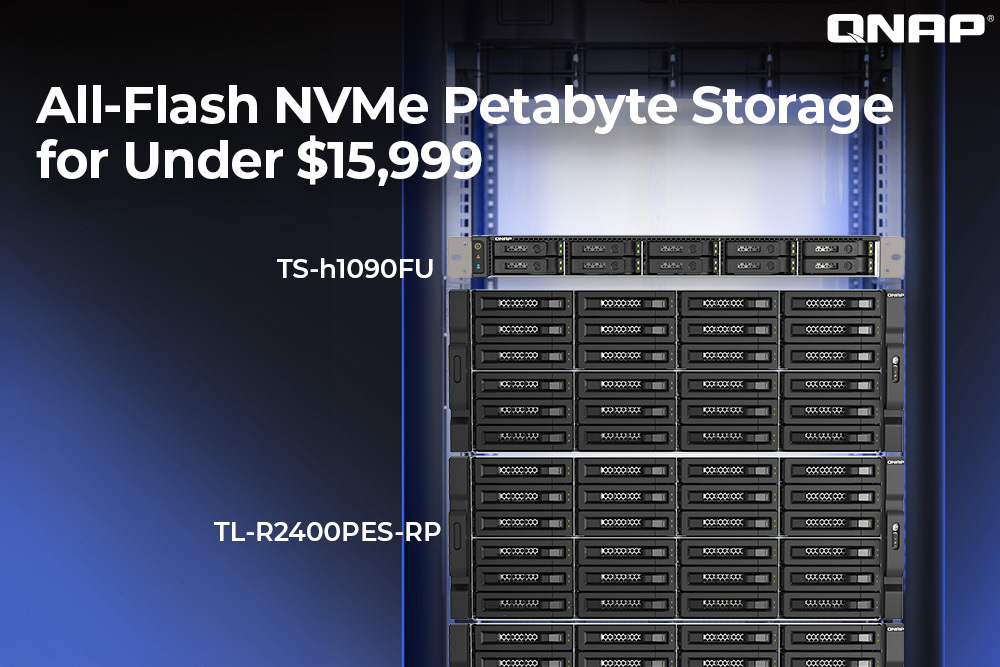 QNAP - All-Flash Petabyte Under $15,999