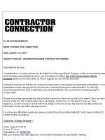 Contractor Connection Newsletter Archives