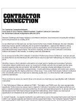 Contractor Connection Newsletter Archives