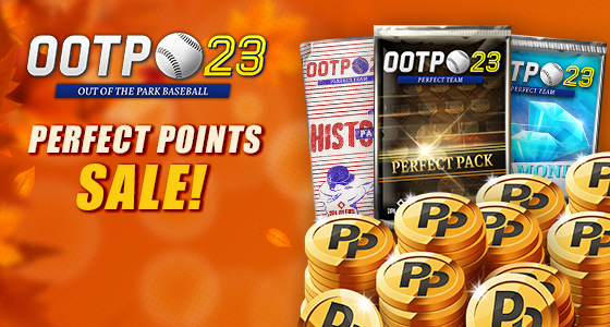 A Perfect Points Flash Sale AND special card pack availability too!