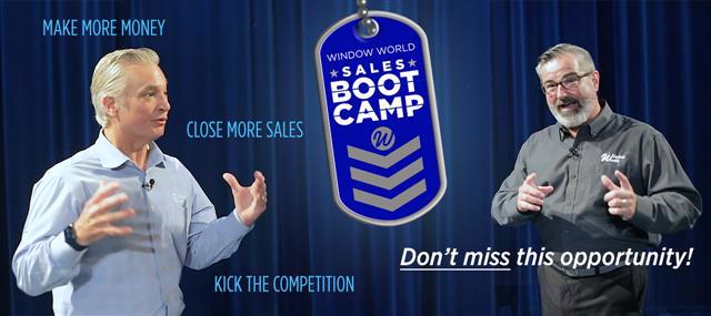 Window World Newsletter Archive - 2023 Window World Sales Boot Camp Teaser