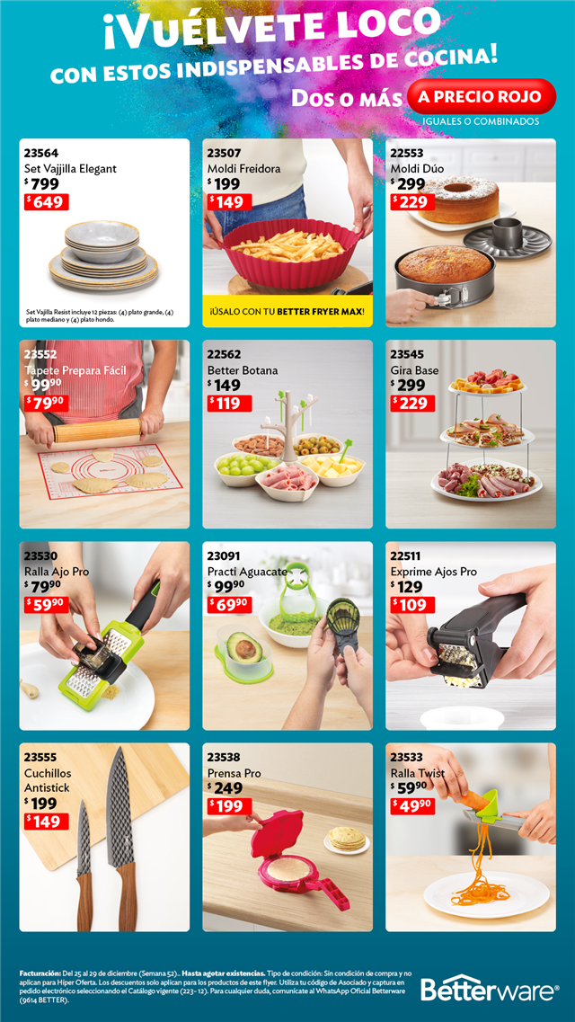 🌟 ¡Aprovecha la BetterLocura! - Promociones Semana 52- 23